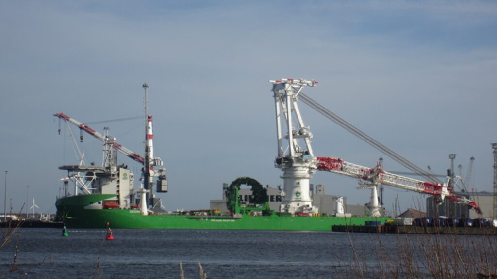 五洋建設とDEMEがアップグレード予定のSEP船縮尺模型を公開