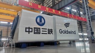 長さ123m、世界最長の洋上風車用ブレードを公開