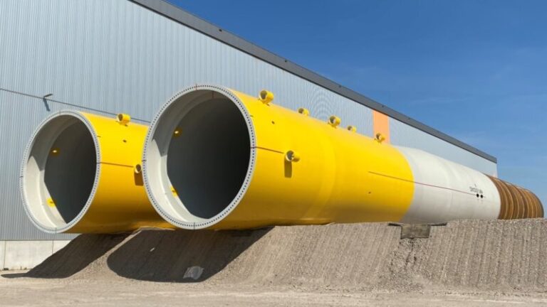 Hollandse Kust NoordのTPレスモノパイル完成