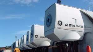 アイルランドの洋上風車で落雷による火災が発生