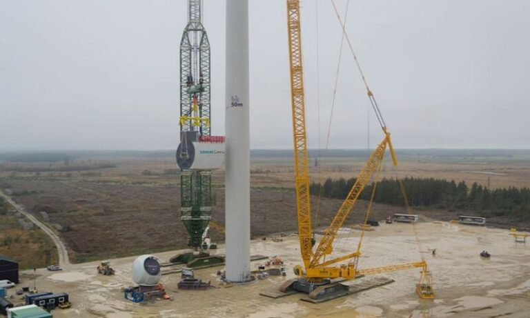 SiemensがSG14-236DDプロトタイプナセルの設置完了