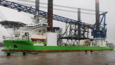 五洋建設とDEMEがアップグレード予定のSEP船縮尺模型を公開