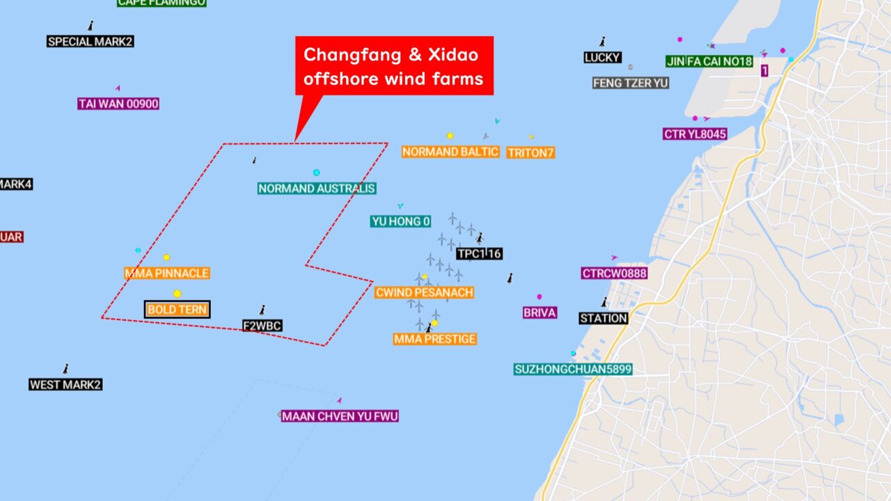 台湾のChangfang & Xidaoでジャケット設置完了