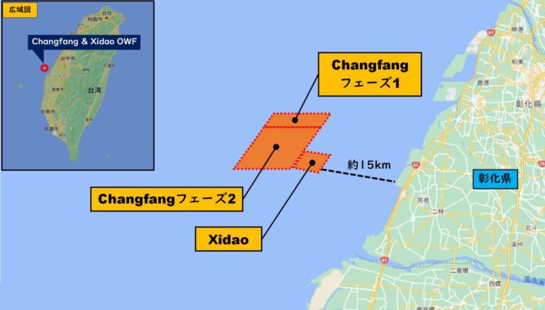 台湾のChangfang & Xidaoで基礎ジャケット半数設置