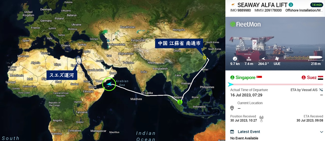 「Seaway Alfa Lift」Aフレームをフラットに格納