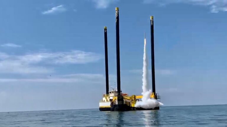 SEP船からロケット海上発射、デモンストレーション実施