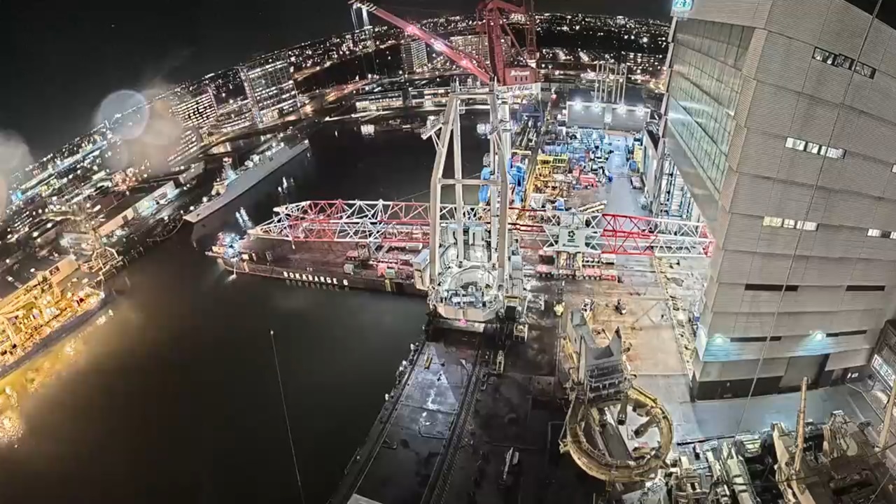 HuismanがDEMEのSEP船アップグレード時の様子を公開