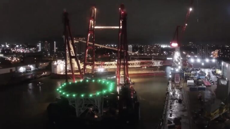 HuismanがDEMEのSEP船アップグレード時の様子を公開