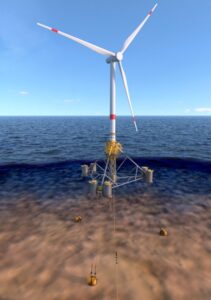 「Provence Grand Large」1基目が沖合へ出港