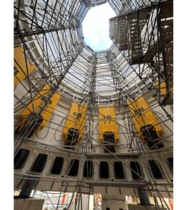 2,500トンの巨大騒音軽減システム「NMS-T-10000」