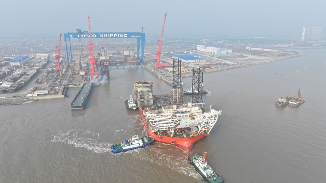 CadelerのSEP船「Wind Peak」進水