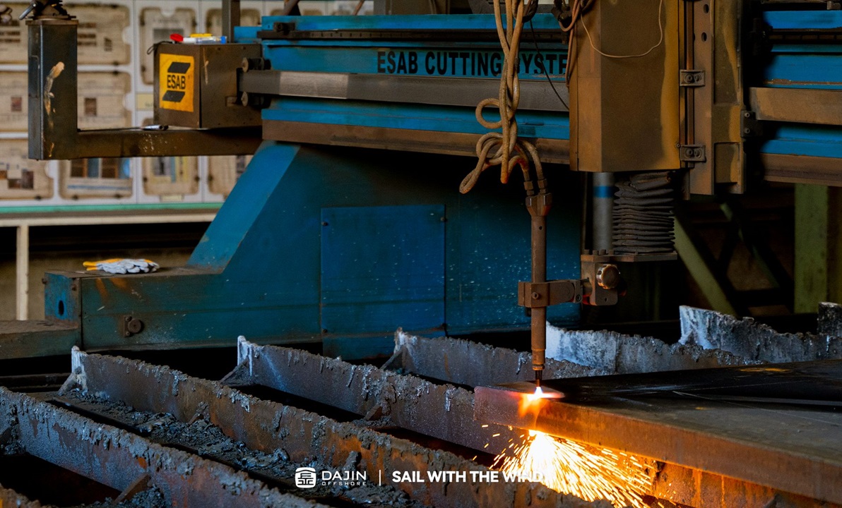 中国の大金重工でデンマークの「Thor」向けモノパイル製造開始