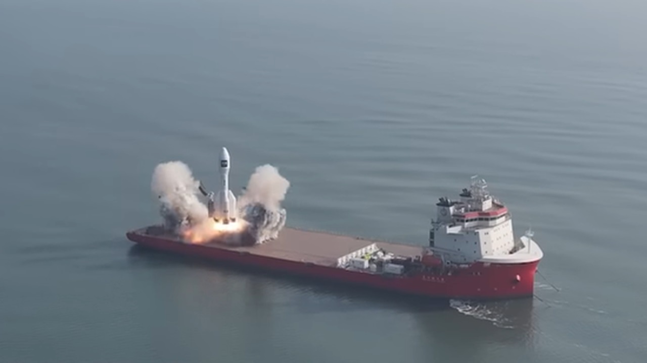 中国で洋上船舶から商用ロケット「Gravity-1」打ち上げ成功