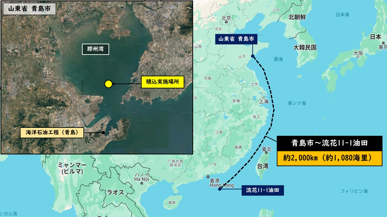 アジア最大の円筒型FPSO「海葵一号」輸送準備完了