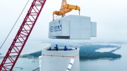中国東方電気が18MWの洋上風力タービンを沿岸試験基地に設置