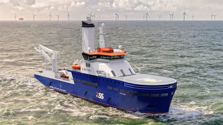 商船三井と大統海運の合弁会社が台湾洋上風力向けSOV建造