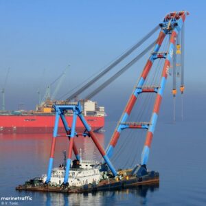 韓国で建造中のSEP船「Wind Maker」進水