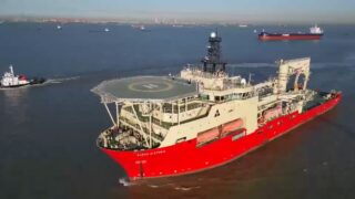 多機能飽和潜水支援船「Wadad Aletheia」引き渡し