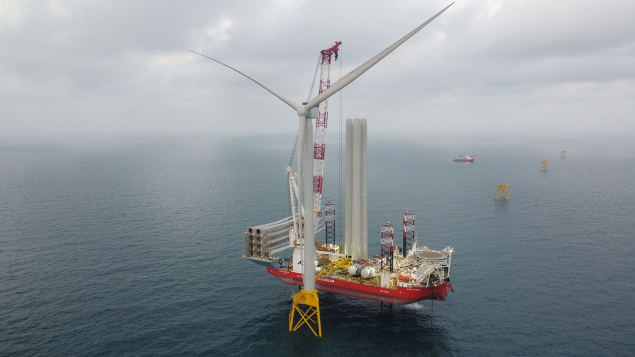 台湾の大彰化2b&4で14MWの風力タービン設置開始