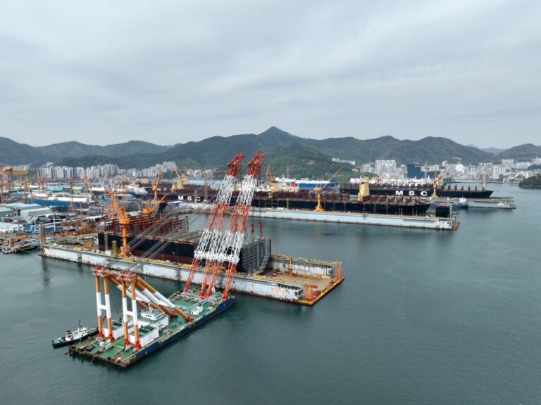 Hanwha Oceanが6,500トン吊り起重機船建造を発表